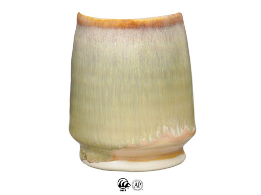 PC-67 River Rock over PCF-54 Flux Blossom | AMACO Brent